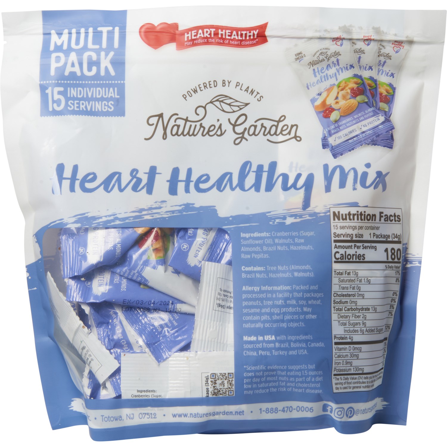 NATURE'S GARDEN Heart Healthy Mix - 15-Pack - Save 22%