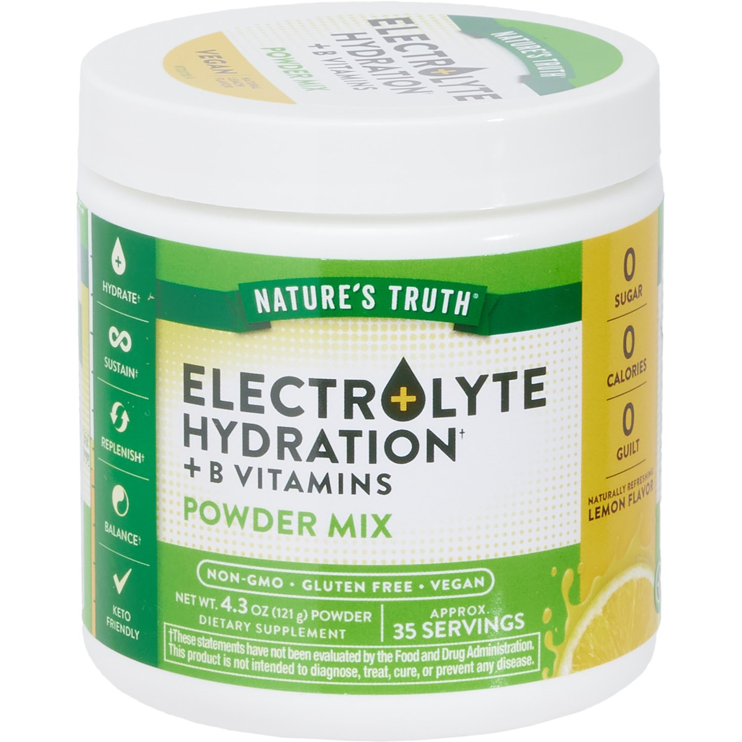 Nature's Truth Electrolyte Hydration Powder Drink Mix - 4.3 oz. - Save 22%