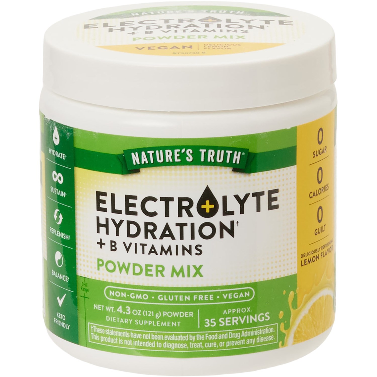 Nature's Truth Electrolyte Hydration Powder Drink Mix - 4.3 oz. - Save 22%