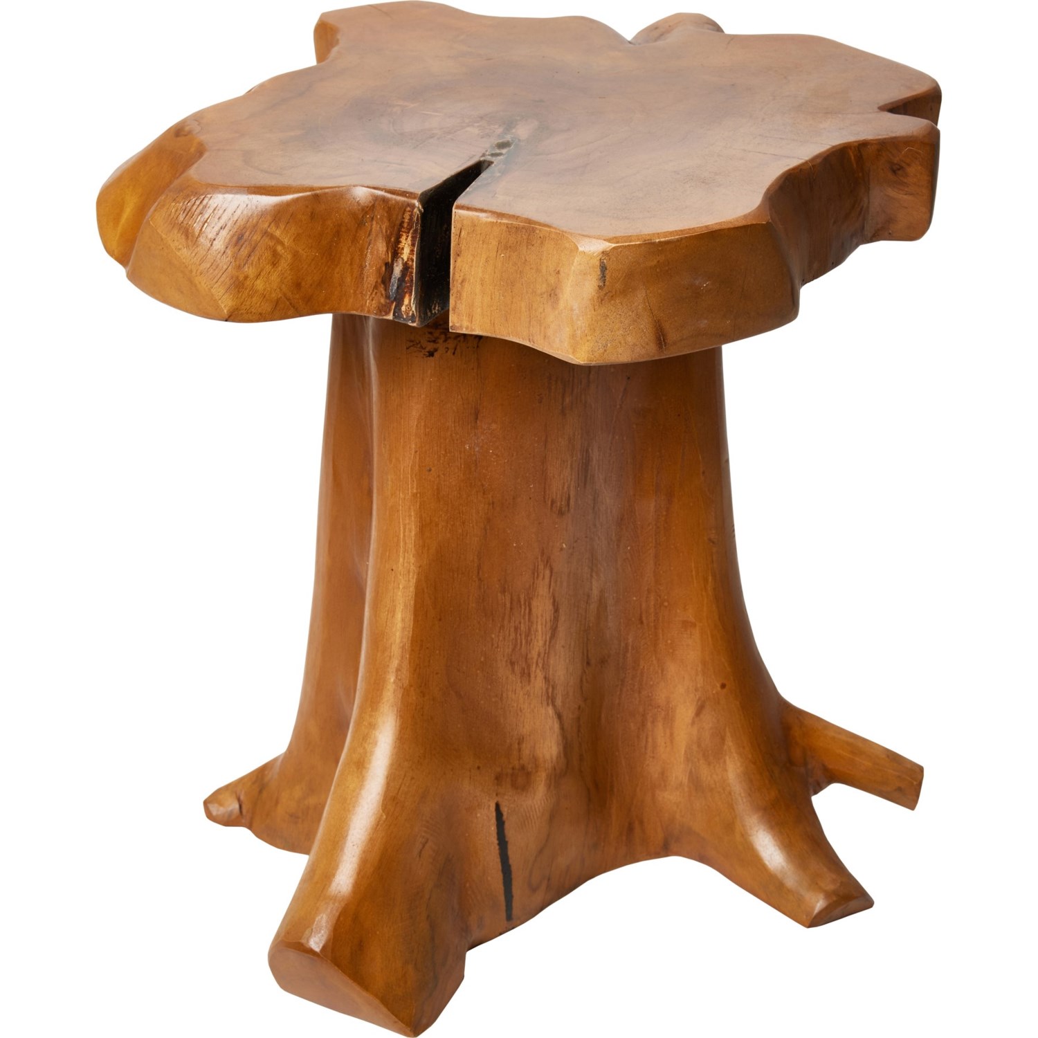 NEXCENT Teak Mushroom Stool - 13.75x11.75x14’’ - Save 38%