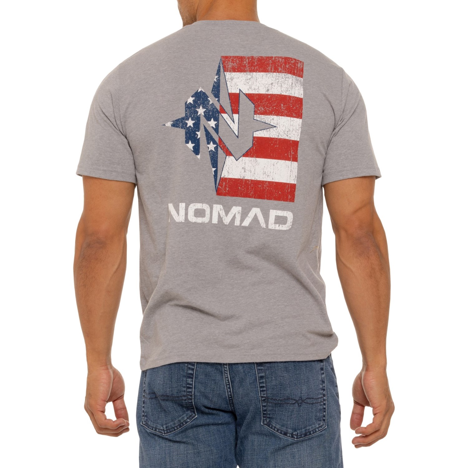 NOMAD NStar Flag Graphic T-Shirt - Short Sleeve - Save 72%