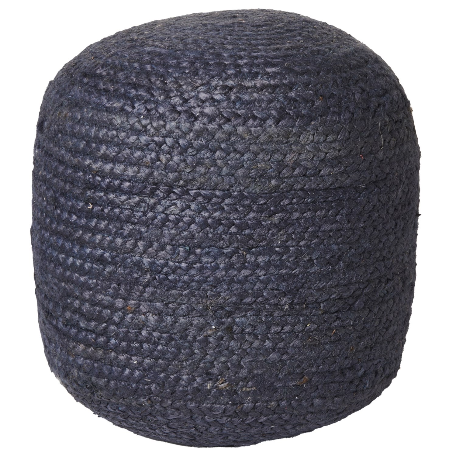 nuLOOM Made in India Cable-Braided Jute Pouf Ottoman - 14x18x18” - Save 29%