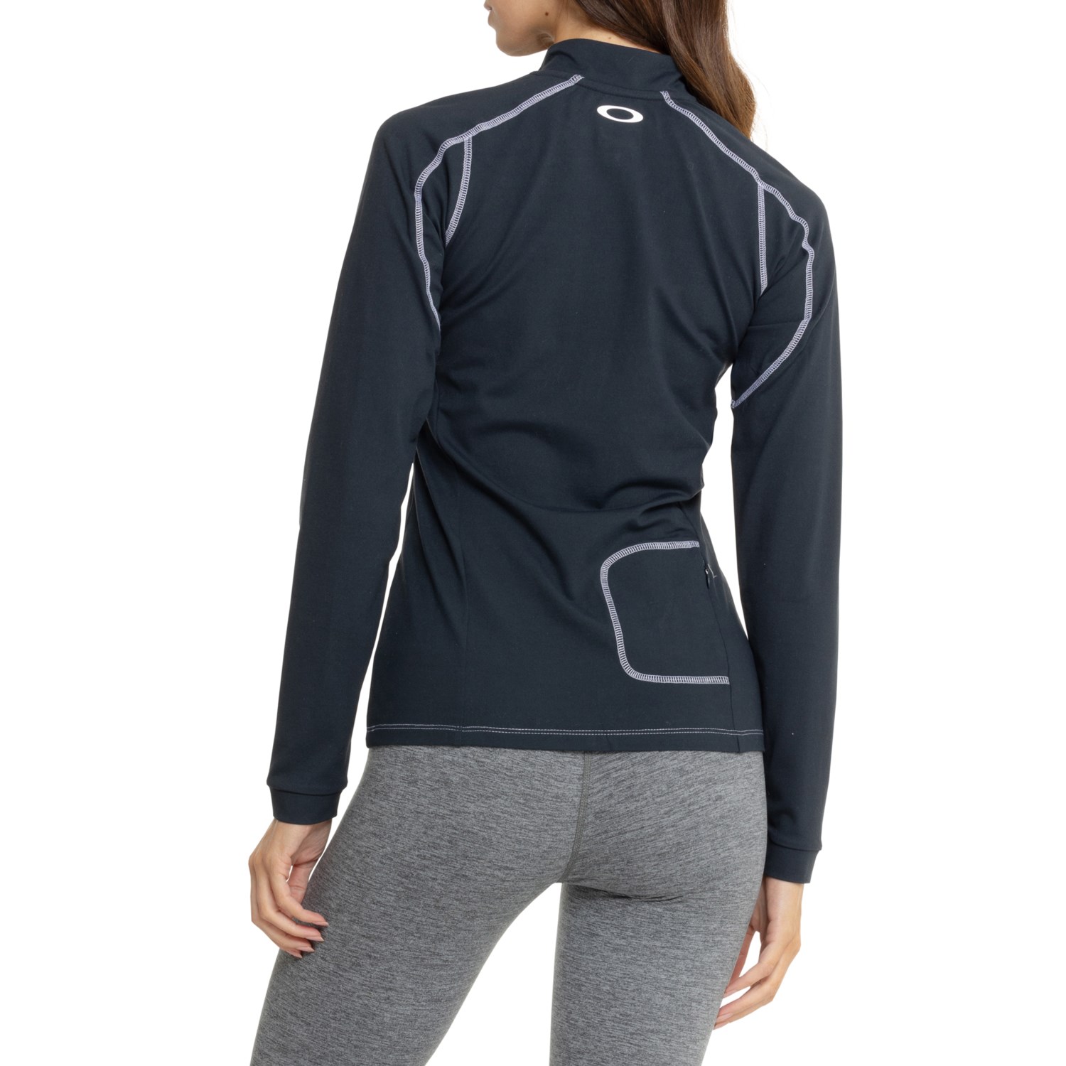 Oakley Ribbed Shirt - Zip Neck, Long Sleeve - Save 68%