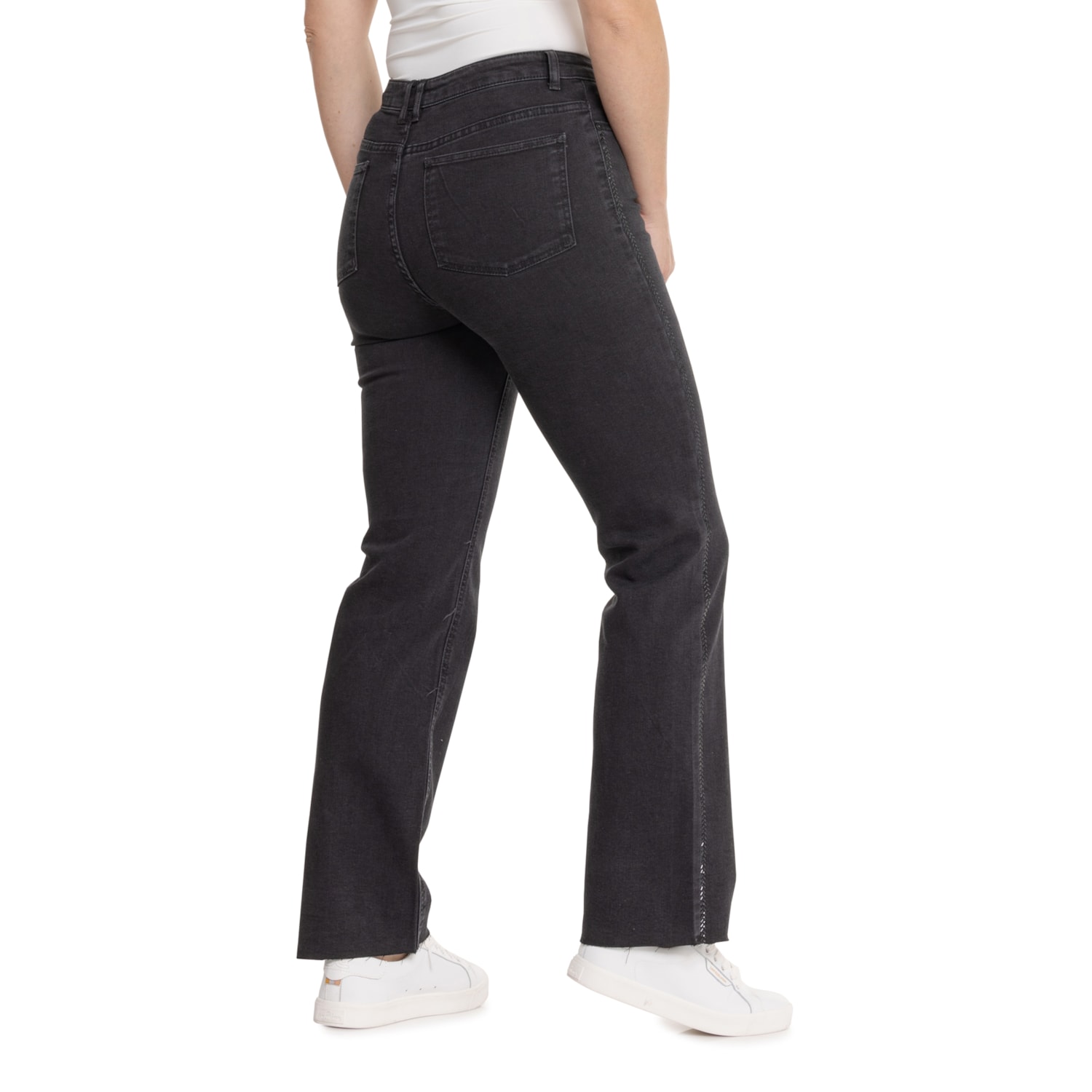 OAT NEW YORK Bling Seam Denim Jeans - Straight Leg - Save 62%