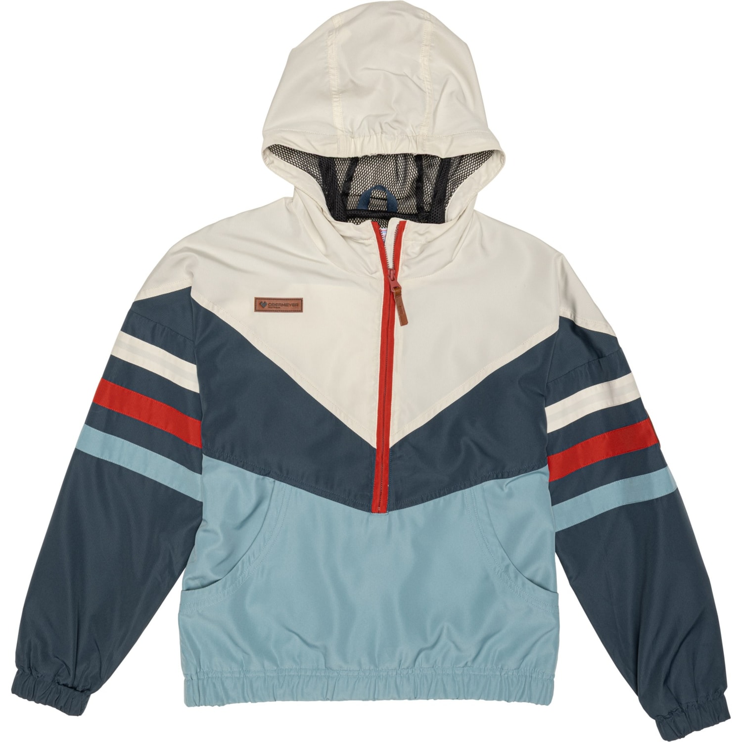 Obermeyer Big Girls Rori Packable Windbreaker Jacket - Zip Neck - Save 50%