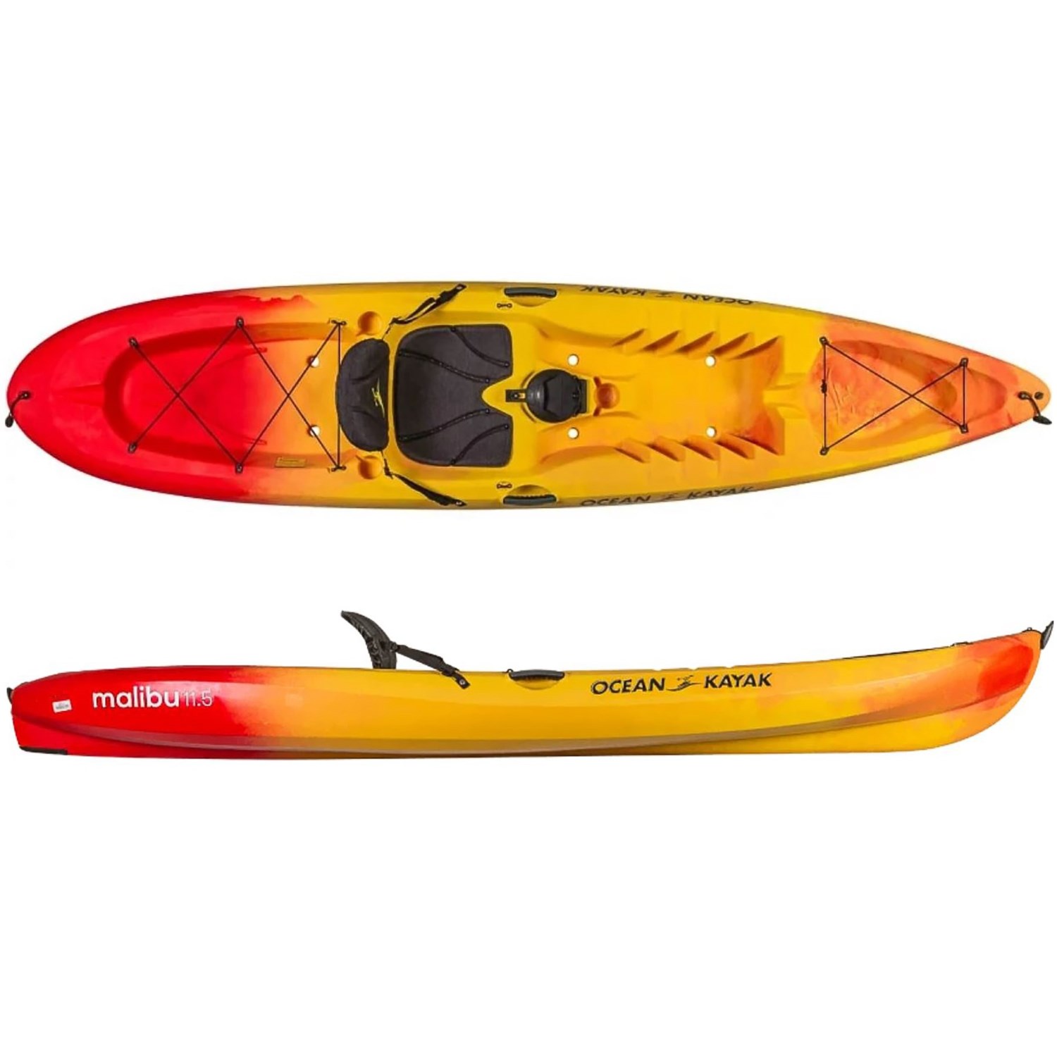 Ocean Kayak Malibu Recreational Kayak - 11’5”, Sit-on-Top - Save 37%