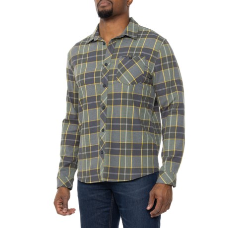 O'Neill Portland Stretch Flannel Shirt - Long Sleeve - Save 57%