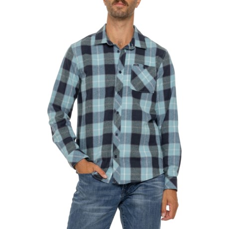 O'Neill Portland Stretch Flannel Shirt - Long Sleeve - Save 74%