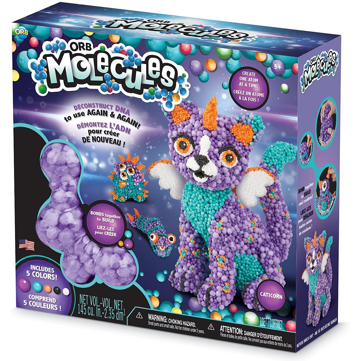 Orb Factory Molecules Caticorn Foam Play Set - Large - Save 46%