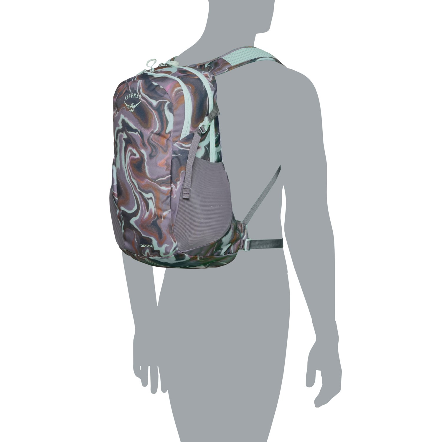 Osprey Daylite 13 L Backpack - Euphoria Flowing Print Soundwave Grey ...