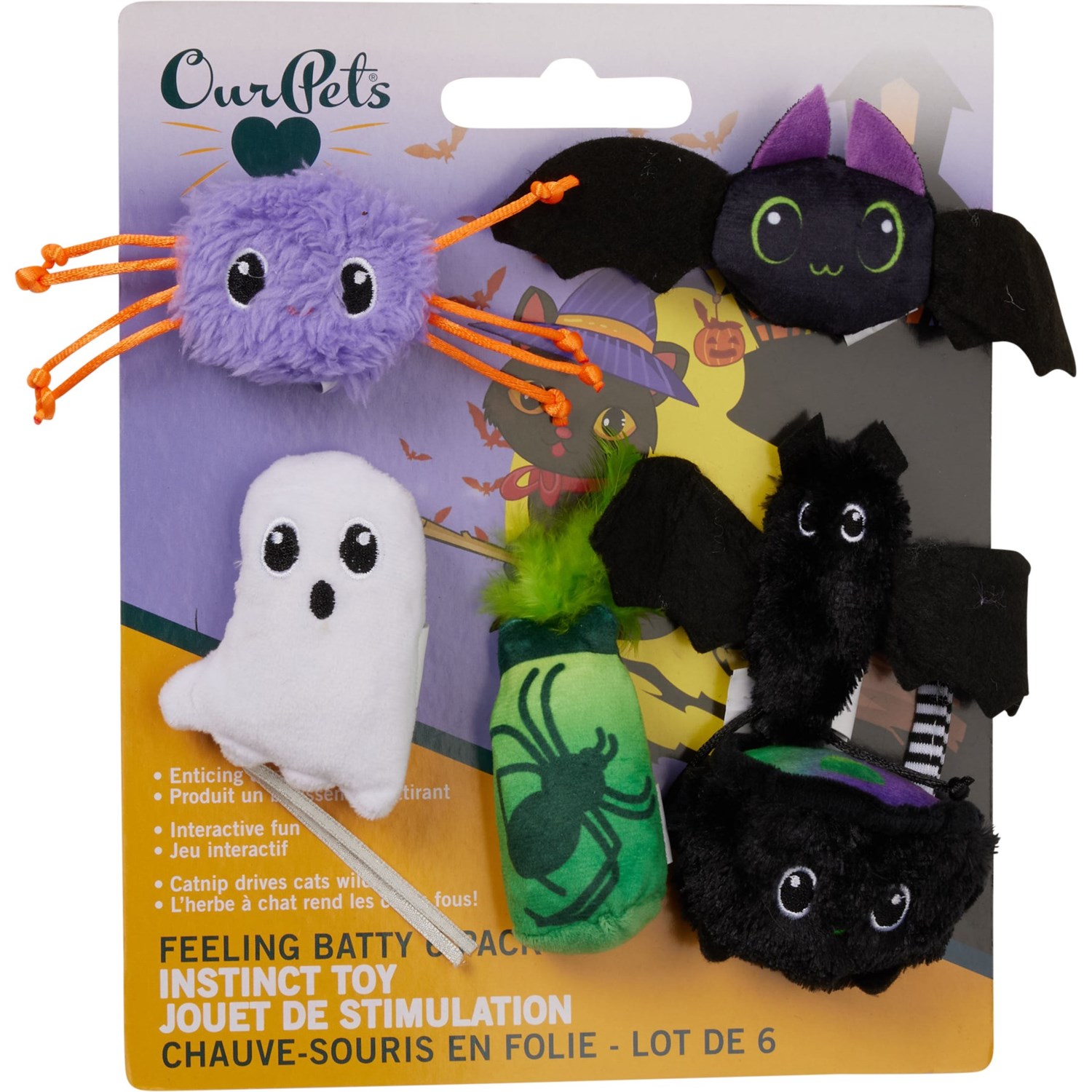 Our Pets Feeling Batty Cat Toy Pack - 6-Pack - Save 30%