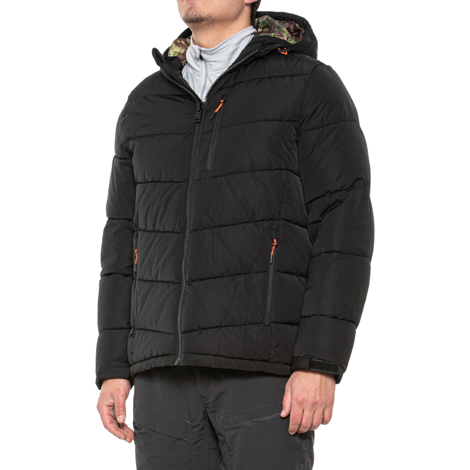 Outdoor Life Hooded Puffer Jacket - Insulated - Save 61%
