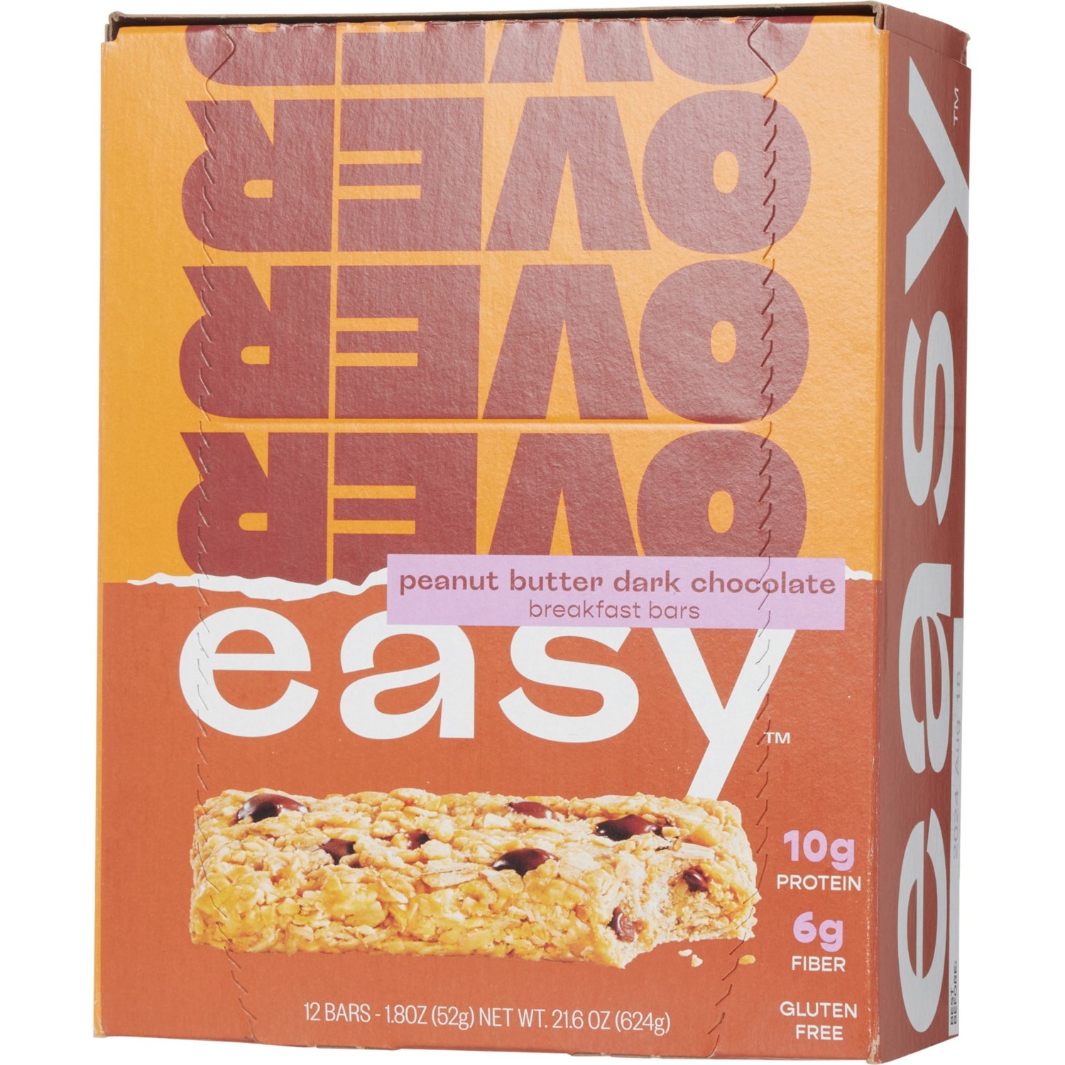Over Easy Full Size Peanut Butter Chocolate Breakfast Bars - 12-Pack ...