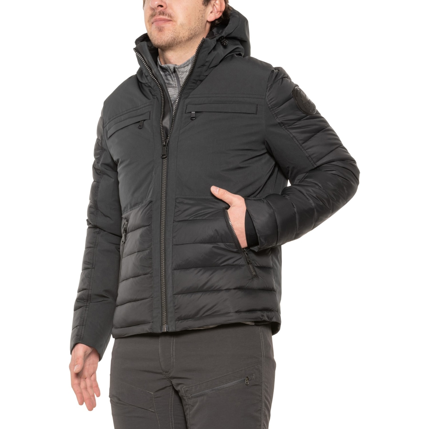 Pajar Bishop Mixed Media Puffer Jacket - Insulated - Save 50%