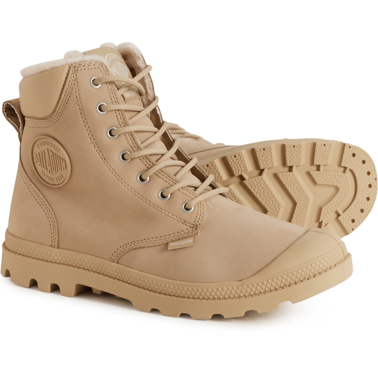 Palladium Pampa Shearling-Lined Sport Cuff Boots (For Men) - Save 70%