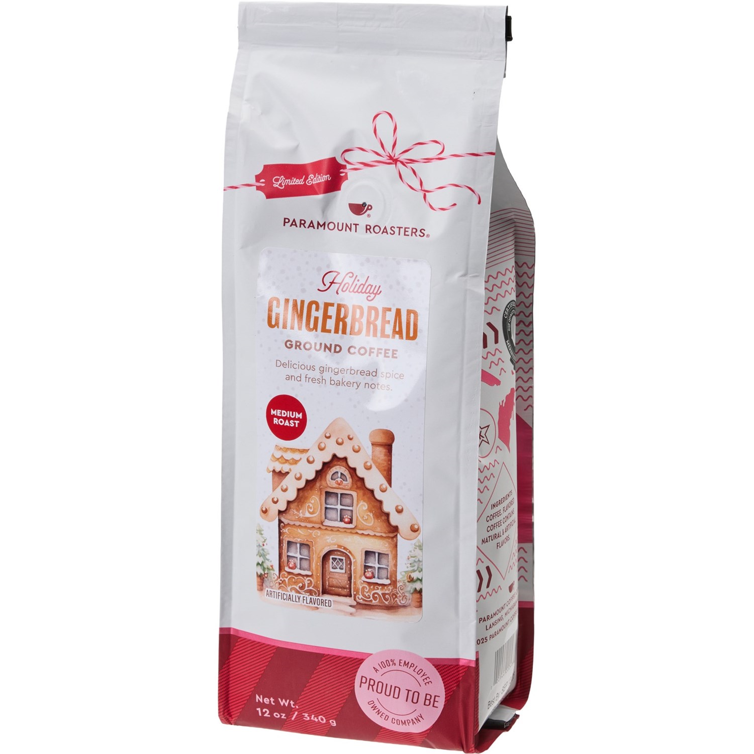 Paramount Coffee Holiday Gingerbread Ground Coffee - 12 oz. - Save 22%