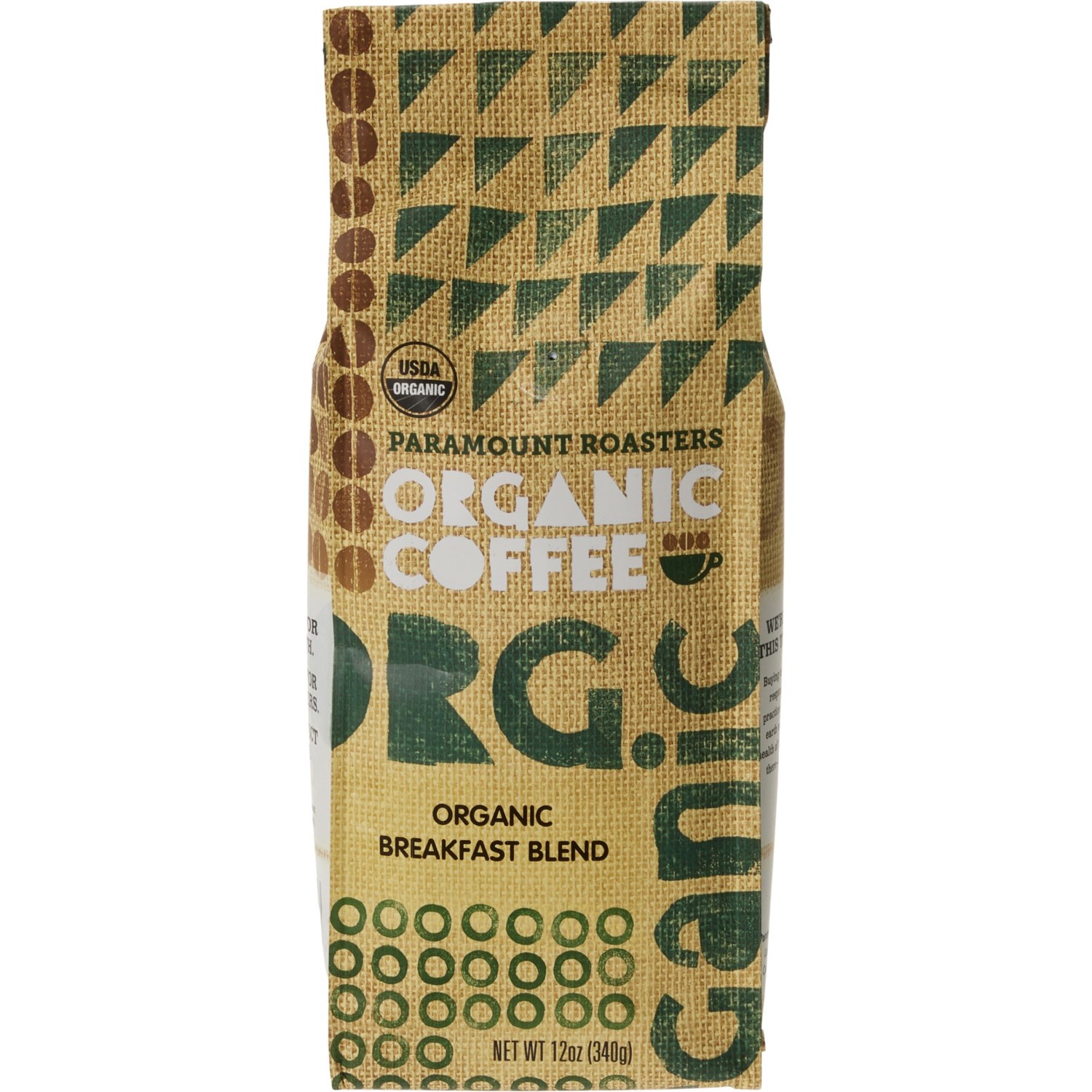 Paramount Coffee Organic Breakfast Blend Ground Coffee - Medium Roast ...
