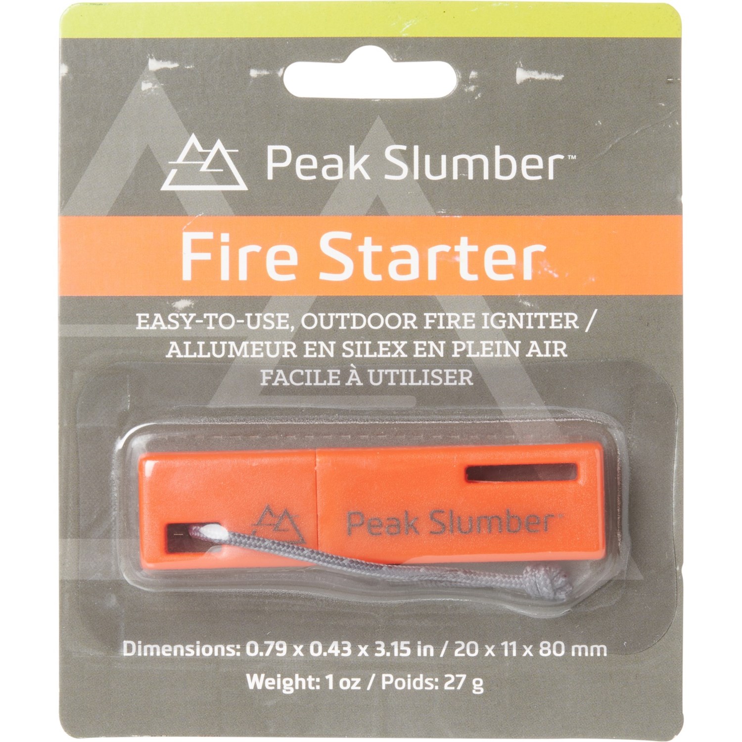 PEAK SLUMBER Fire Starter - Save 37%