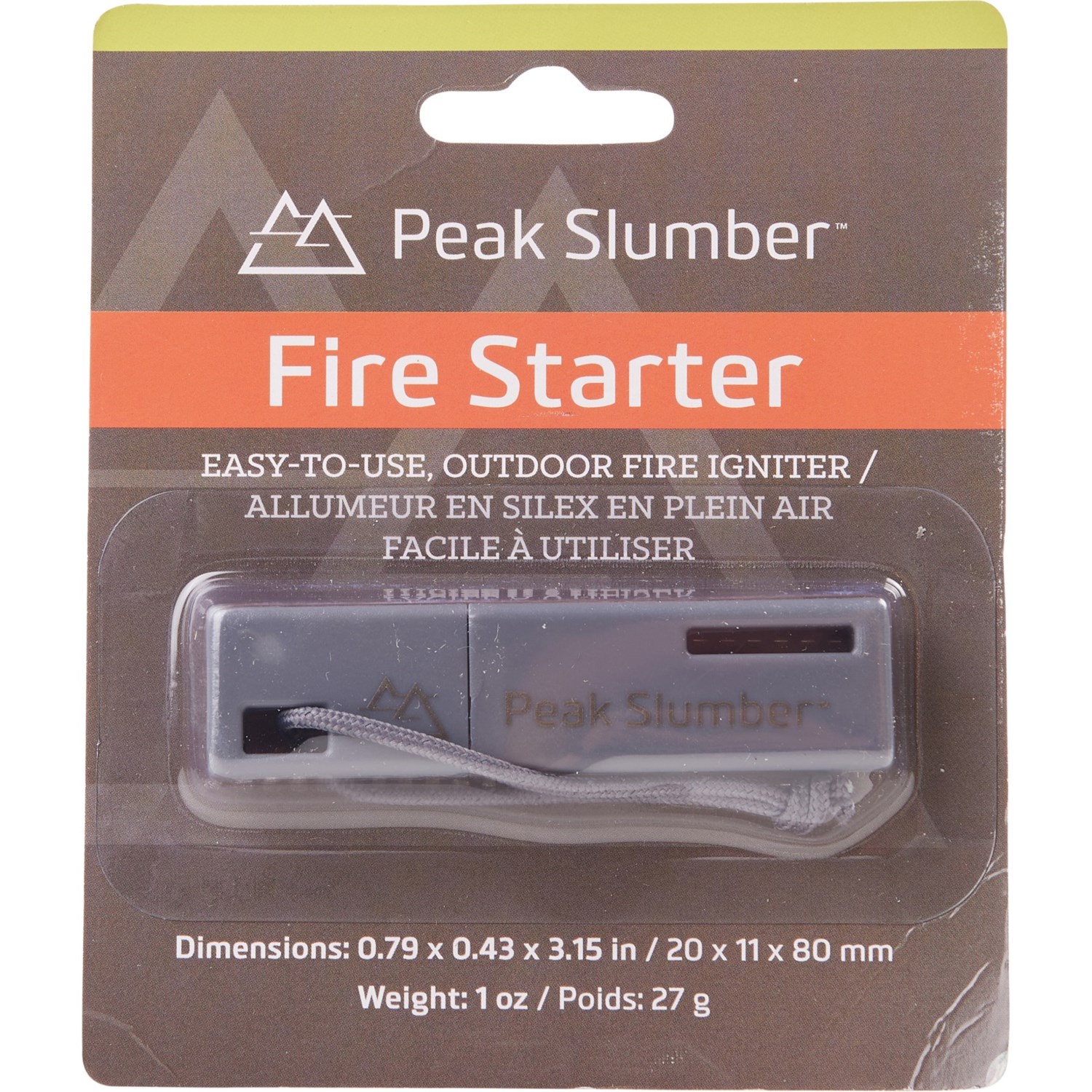 PEAK SLUMBER Fire Starter - Save 37%