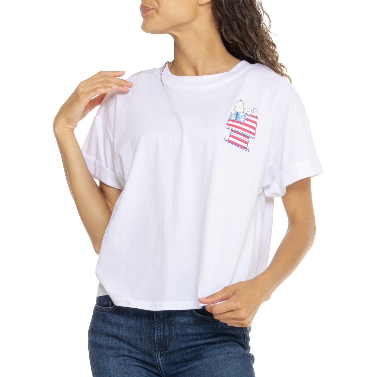 Peanuts Americana Snoopy Graphic T-Shirt - Short Sleeve - Save 52%