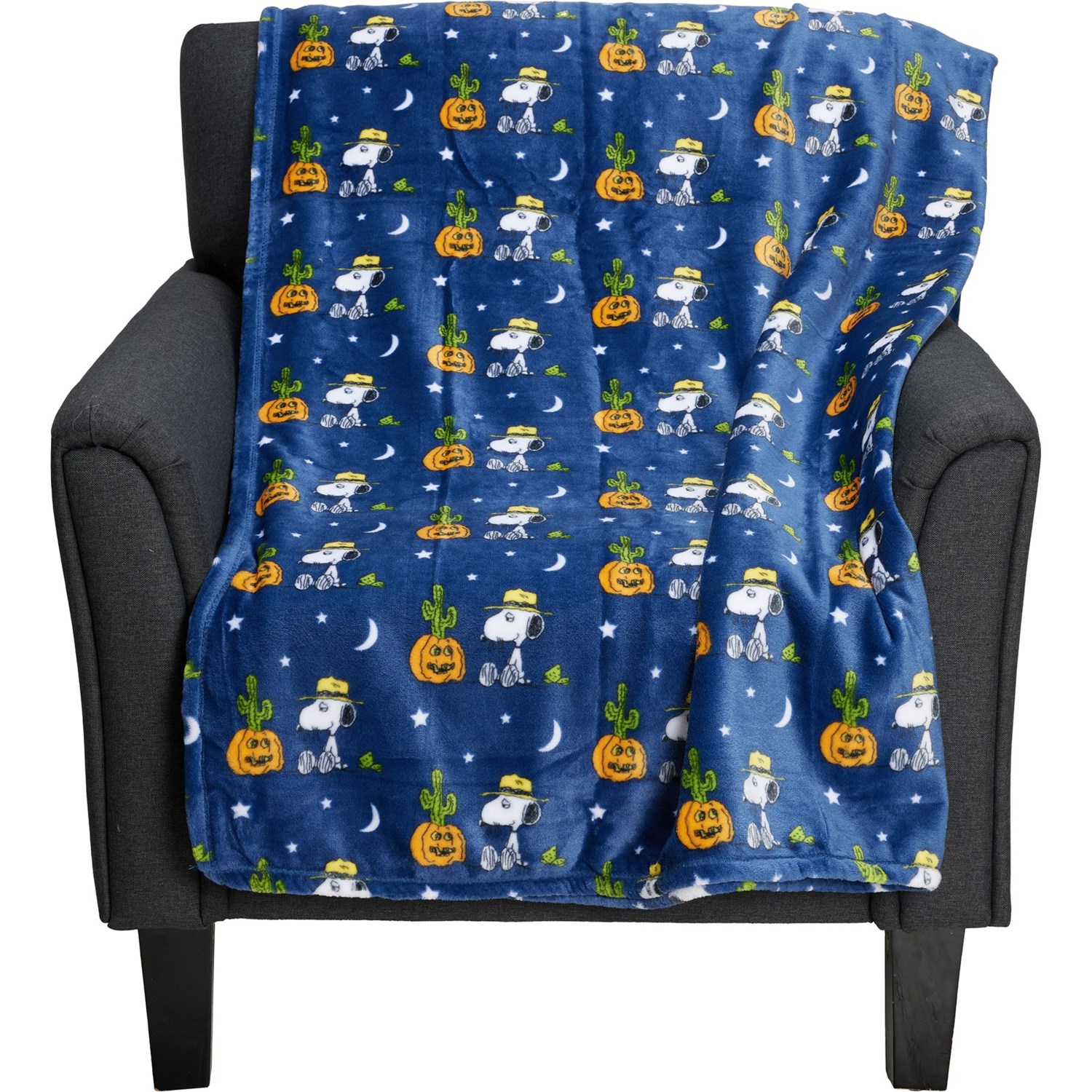 Peanuts Halloween Desert Snoopy Throw Blanket - 60x70” - Save 44%