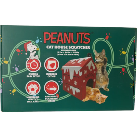 Peanuts Pop-Up House Cat Scratcher - Save 54%