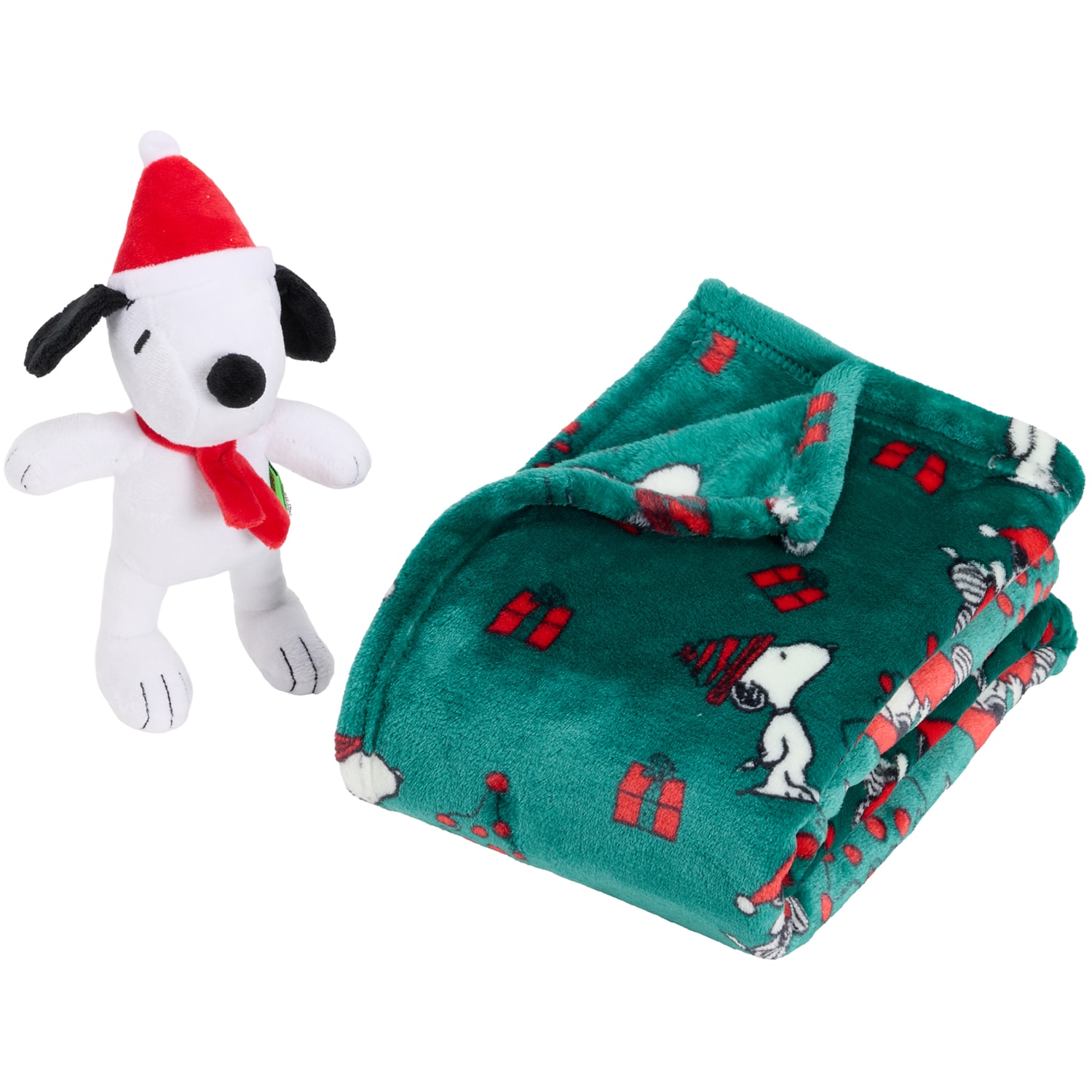 Peanuts Printed Pet Throw Blanket and Plush Toy Set - 40x30” - Save 54%
