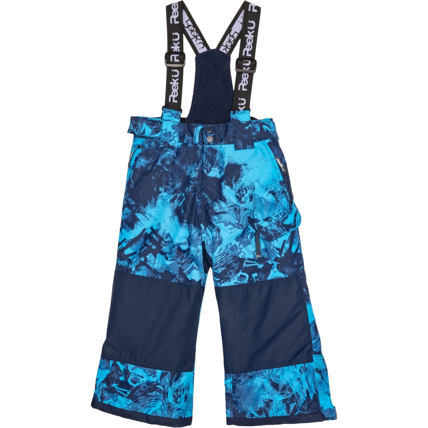 PEEKU KIDS Big Boys KUU AOP Suspender Snow Pants - Waterproof ...