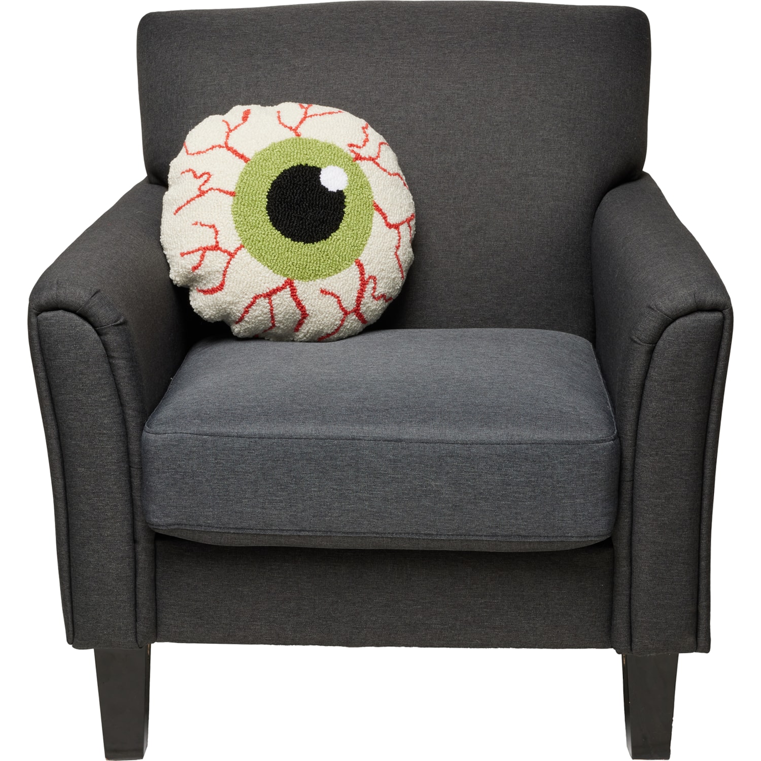 Peking Handicraft Eyeball Throw Pillow - 16x16” - Save 31%