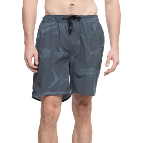 Pelagic Dockside Gyotaku Swim Trunks - Save 68%