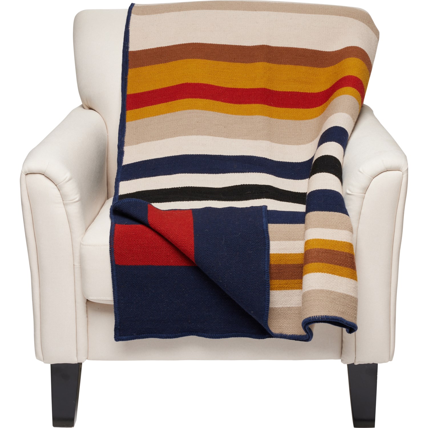 Pendleton Bridger Cascade Stripe Reversible Throw Blanket with Carrier ...
