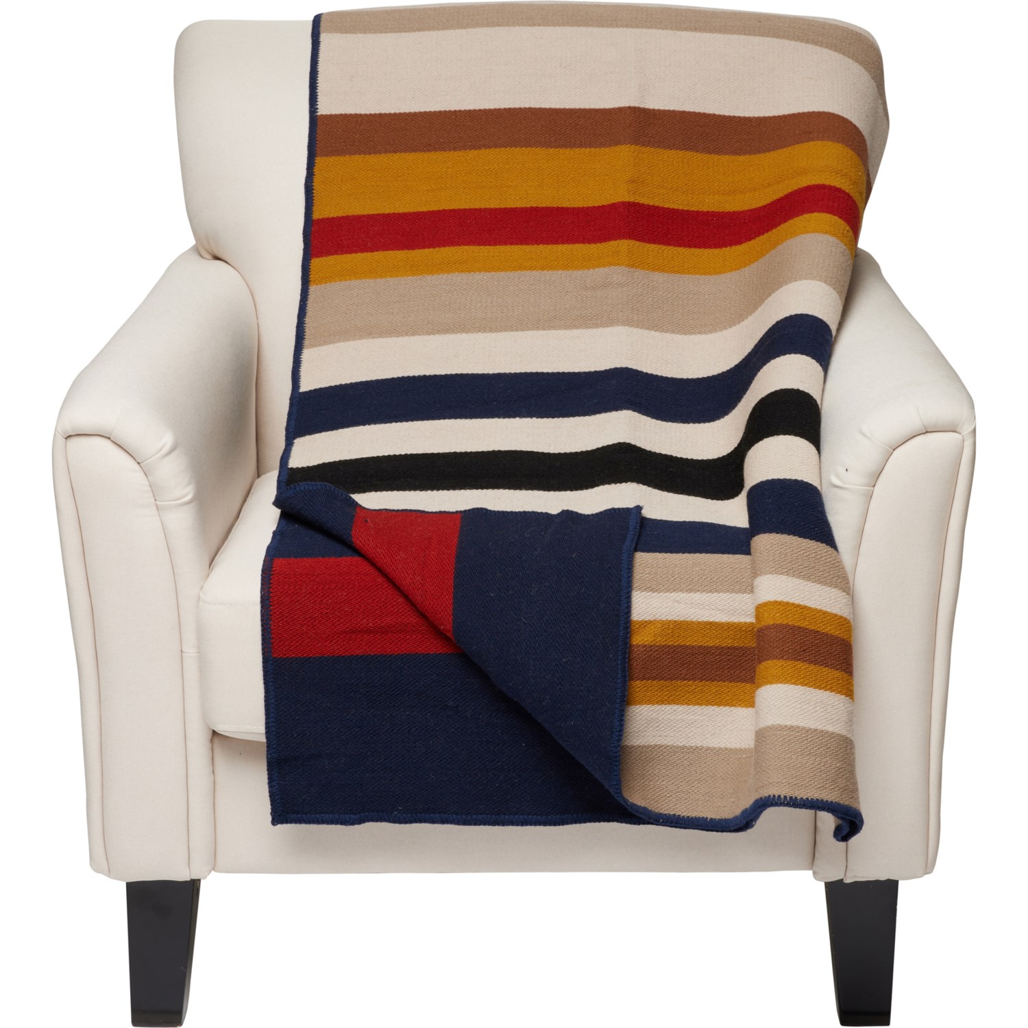 Pendleton Bridger Cascade Stripe Reversible Throw Blanket with Carrier ...