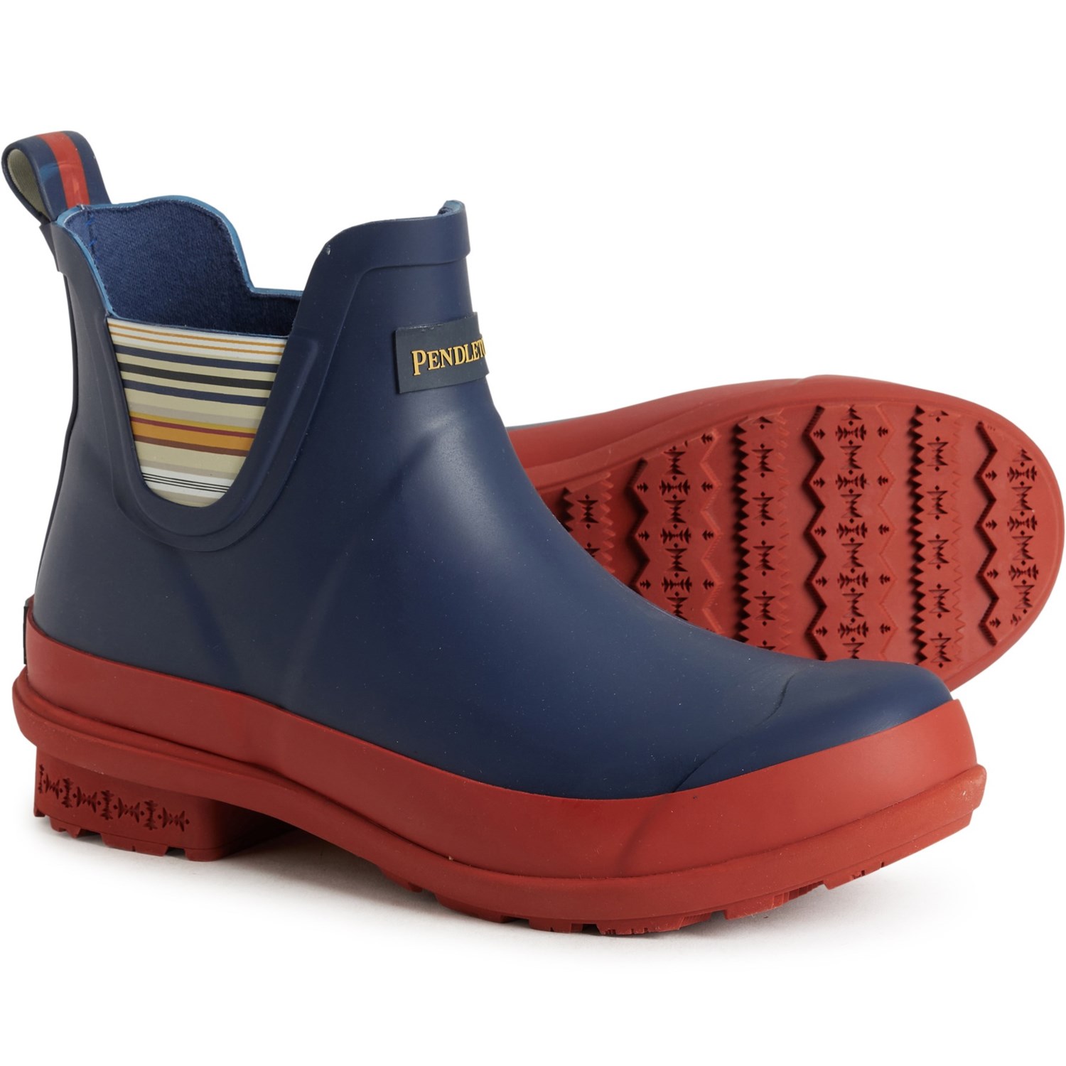 Pendleton Bridger Stripe Chelsea Rain Boots (For Women) - Save 71%