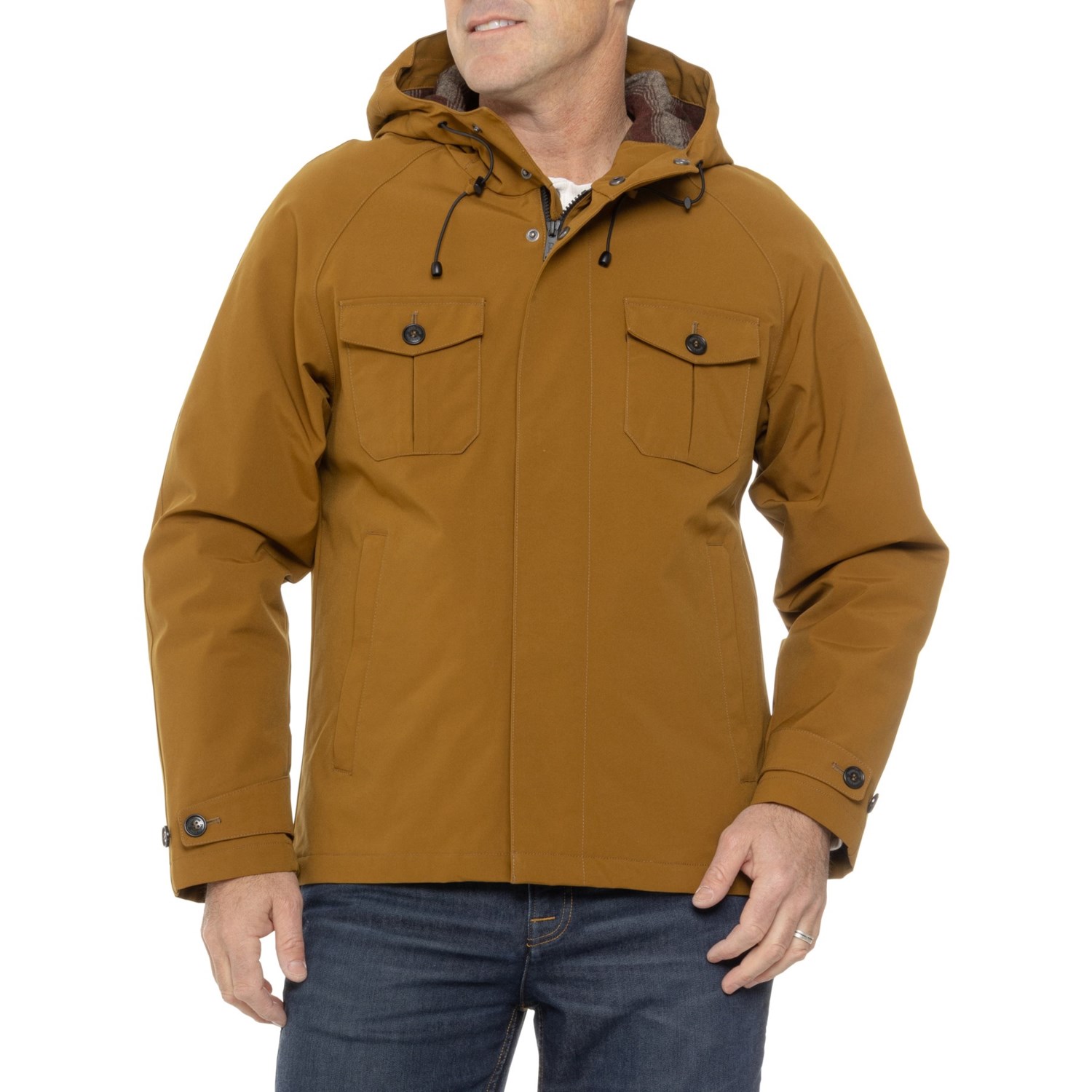 Pendleton Depoe Bay Hooded Rain Jacket - Save 50%