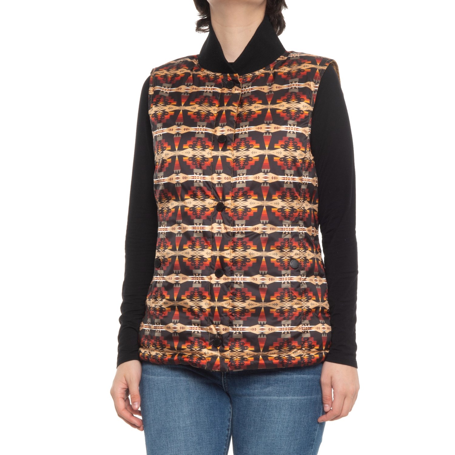 Pendleton Elk Point Reversible Down Vest (For Women) - Save 56%