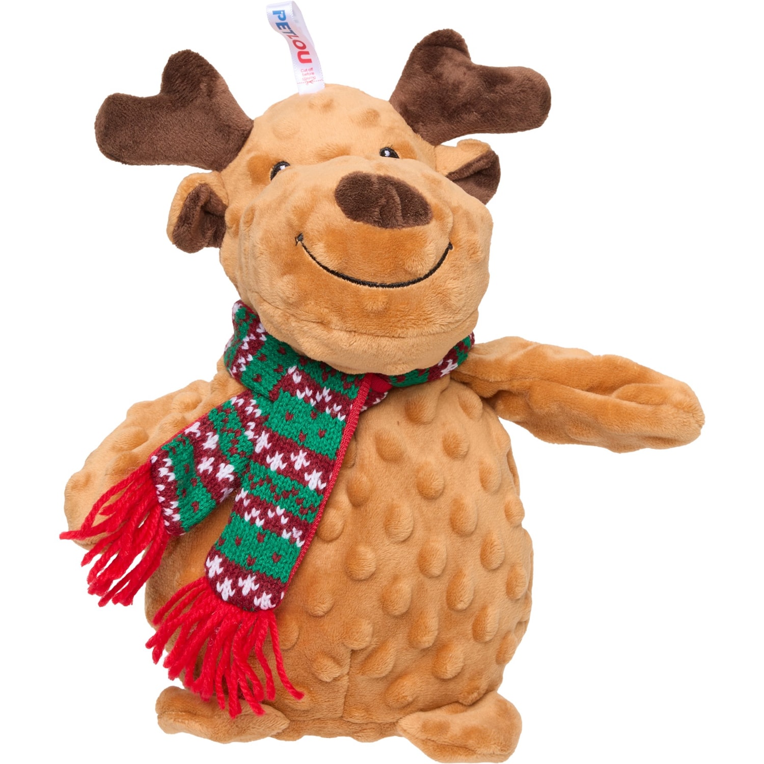 Petlou Christmas Dotty Dog Toy - 10” - Save 25%