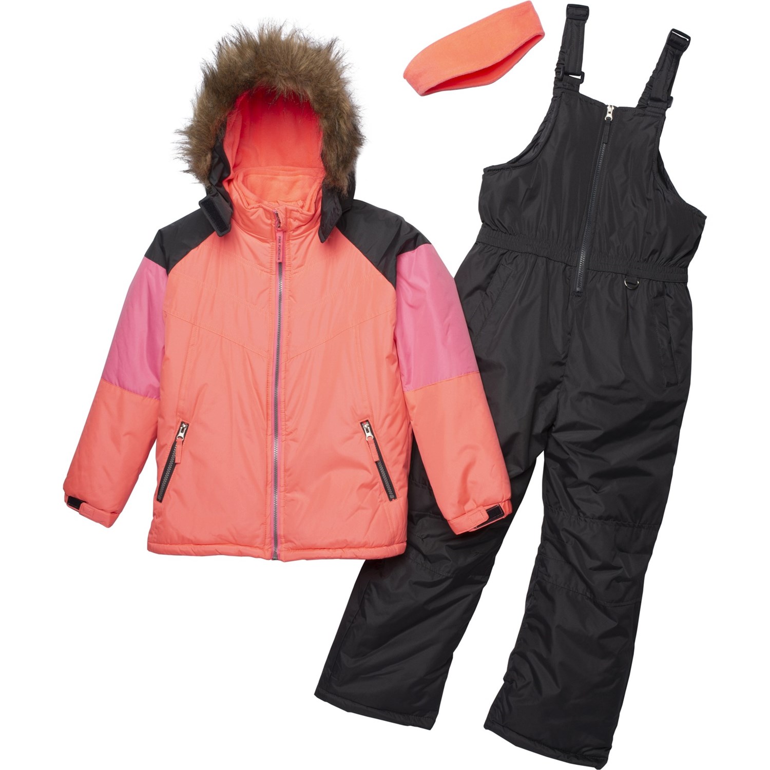 Pink Platinum Better Jacket and Bibs Snowsuit (For Big Girls) - Save 72%