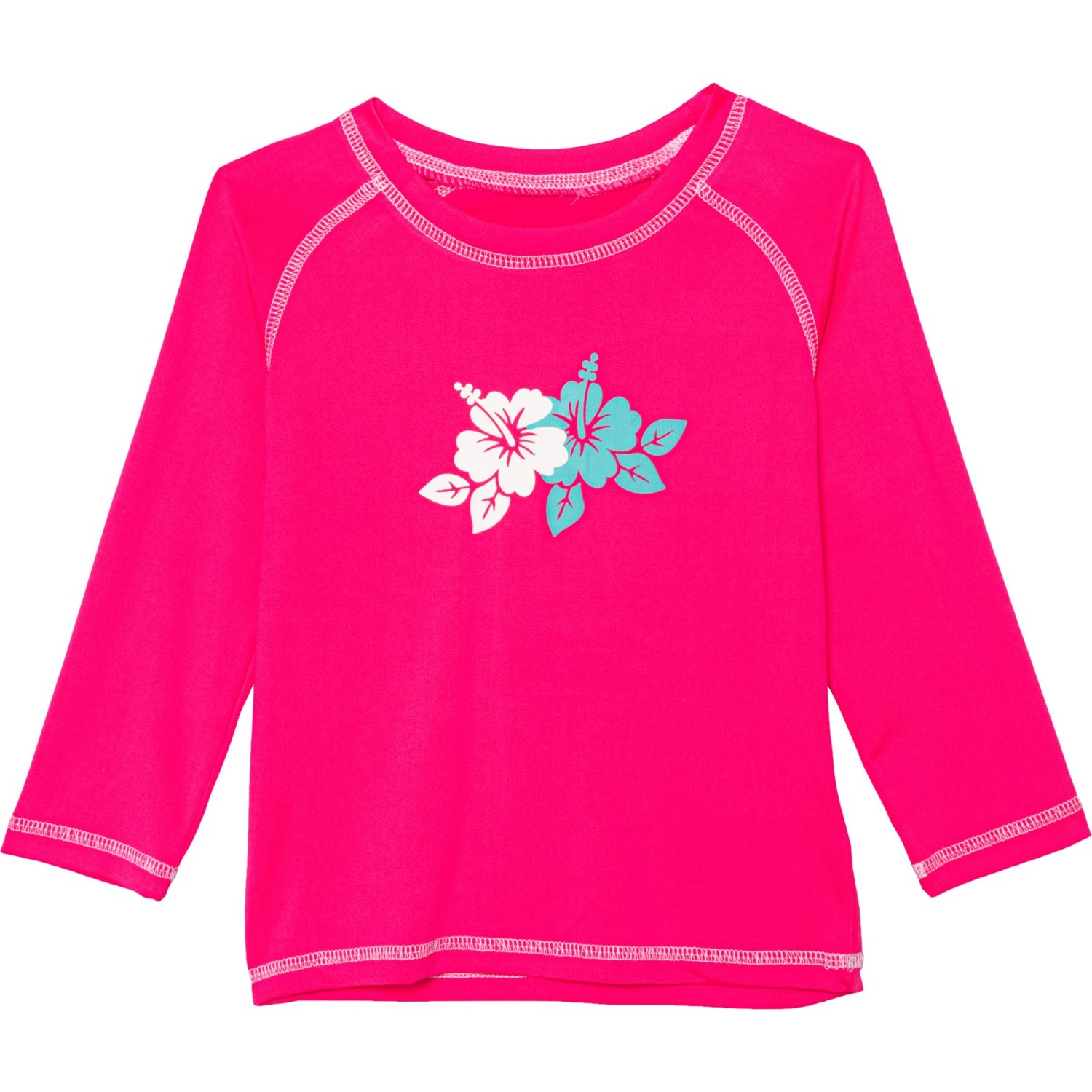 Pink Platinum Rash Guard (For Big Girls) - Save 33%