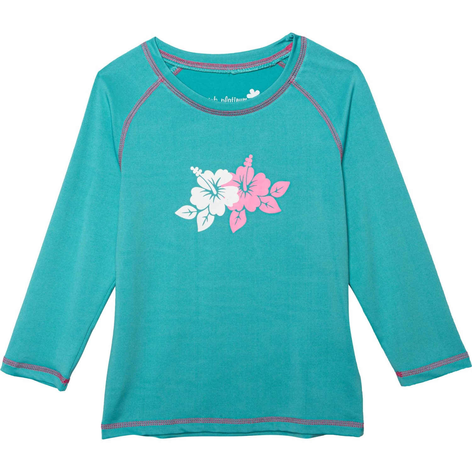 Pink Platinum UV-Certified Rash Guard (For Little Girls) - Save 33%