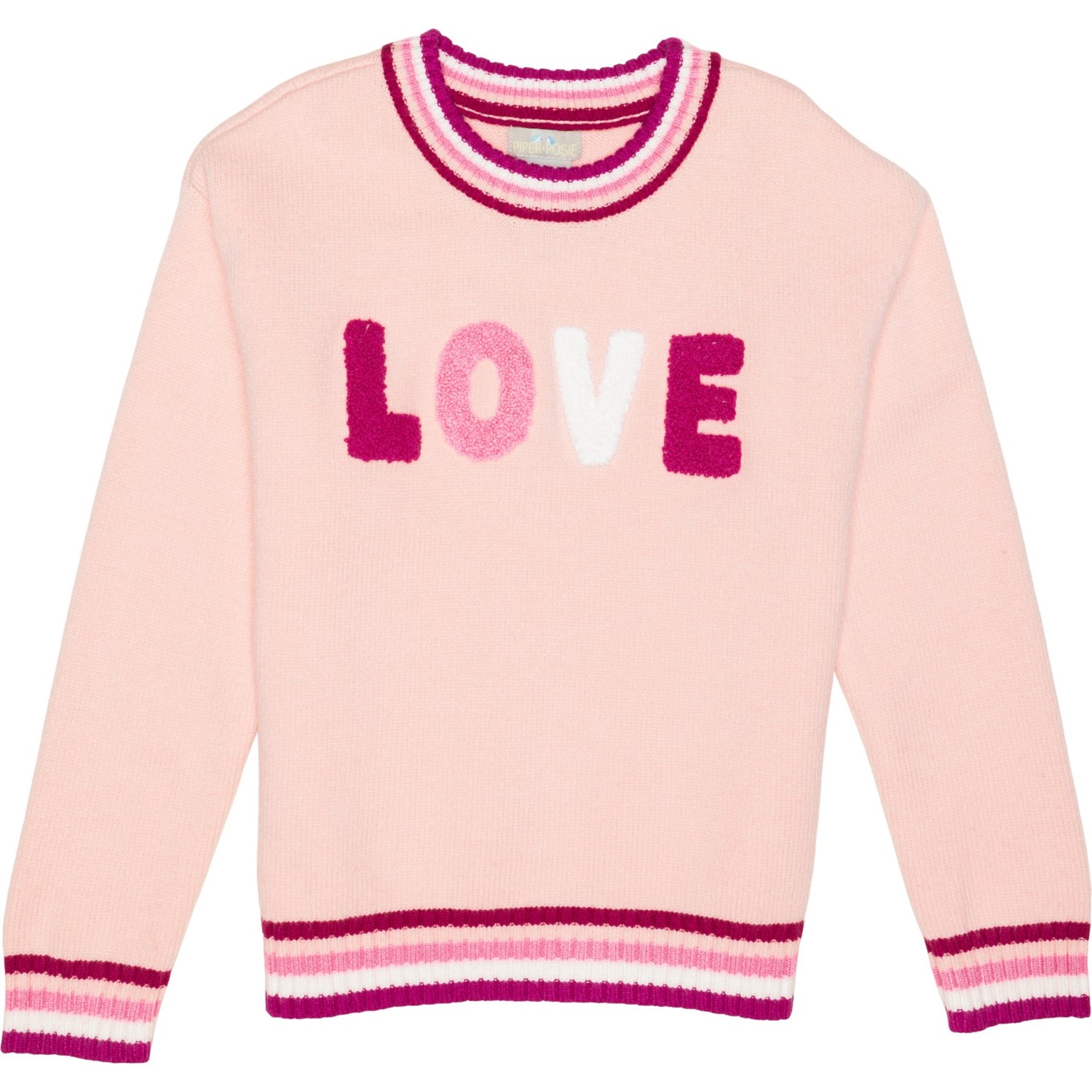 Piper & Posie Big Girls Love Valentine’s Day Sweater - Save 50%