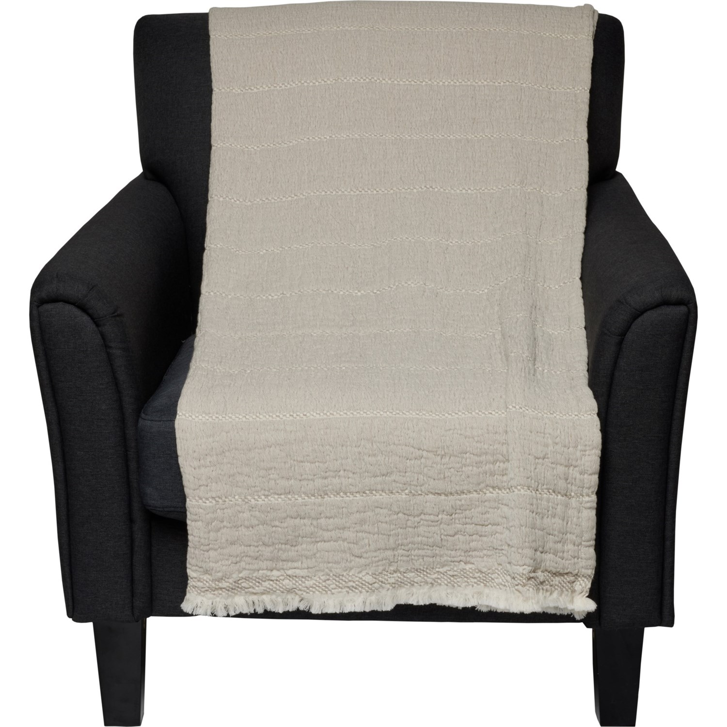 Piubelle Made in Portugal Textured Cotton Mallow Throw Blanket - 50x70 ...