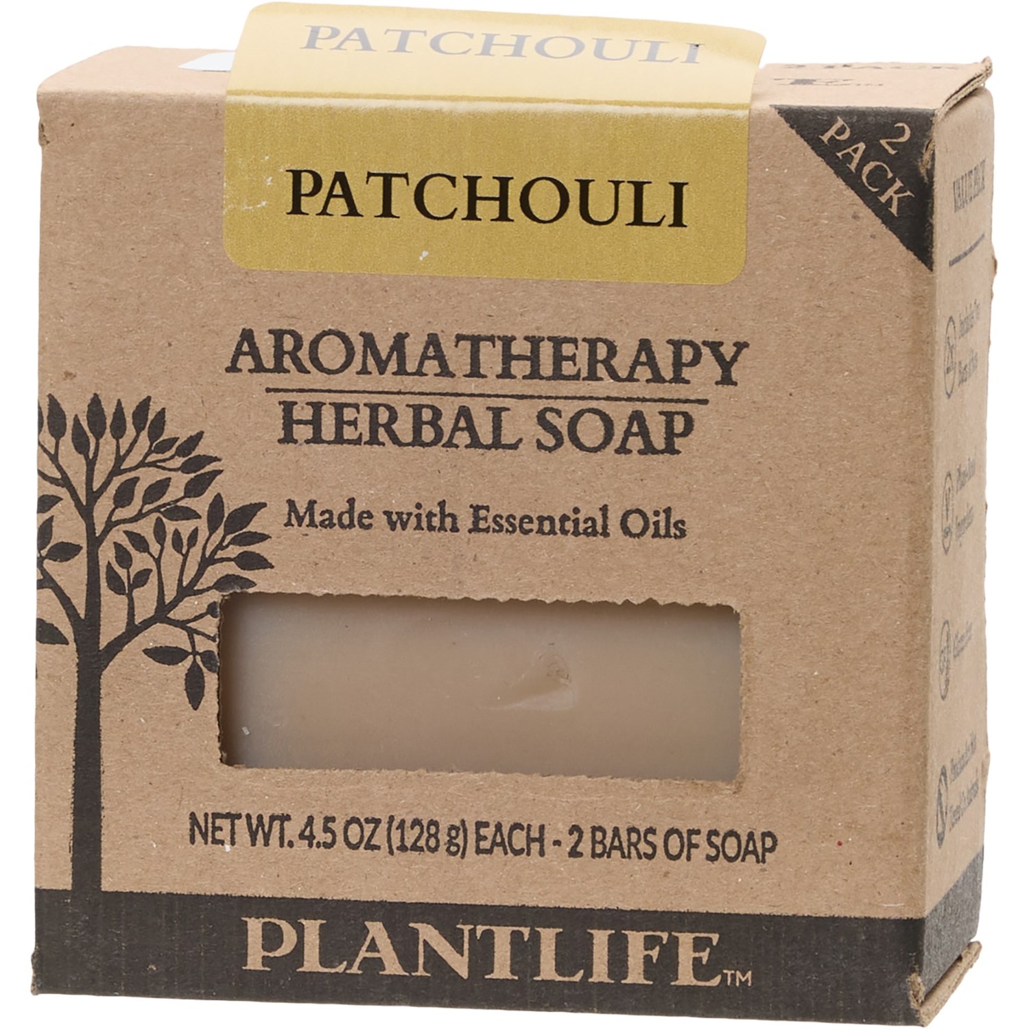 Plant Life Aromatherapy Herbal Bar Soap - 4.5 oz., 2-Pack - Save 33%
