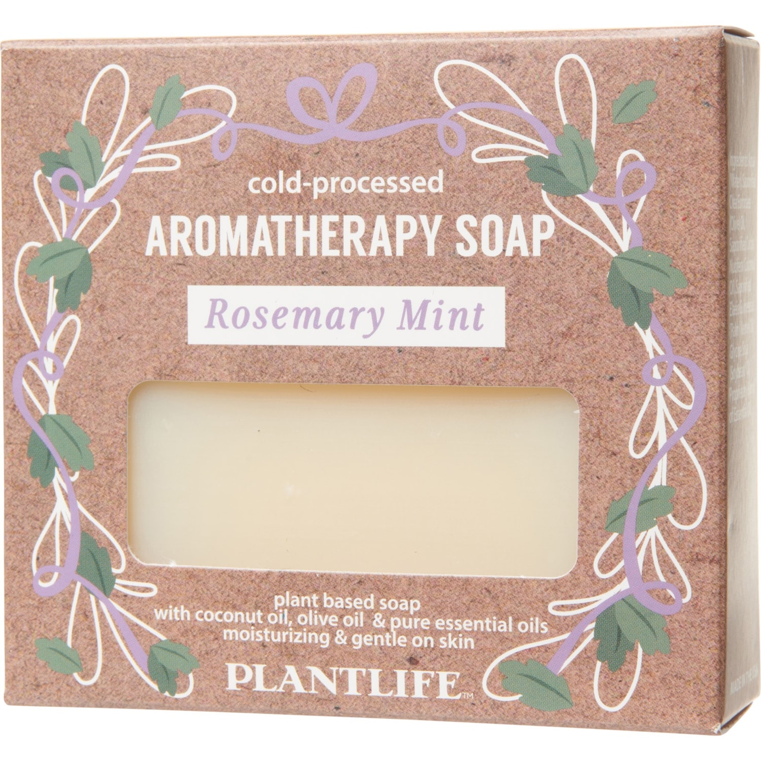 Plant Life Rosemary Mint Aromatherapy Herbal Bar Soap - 4.5 oz. - Save 40%