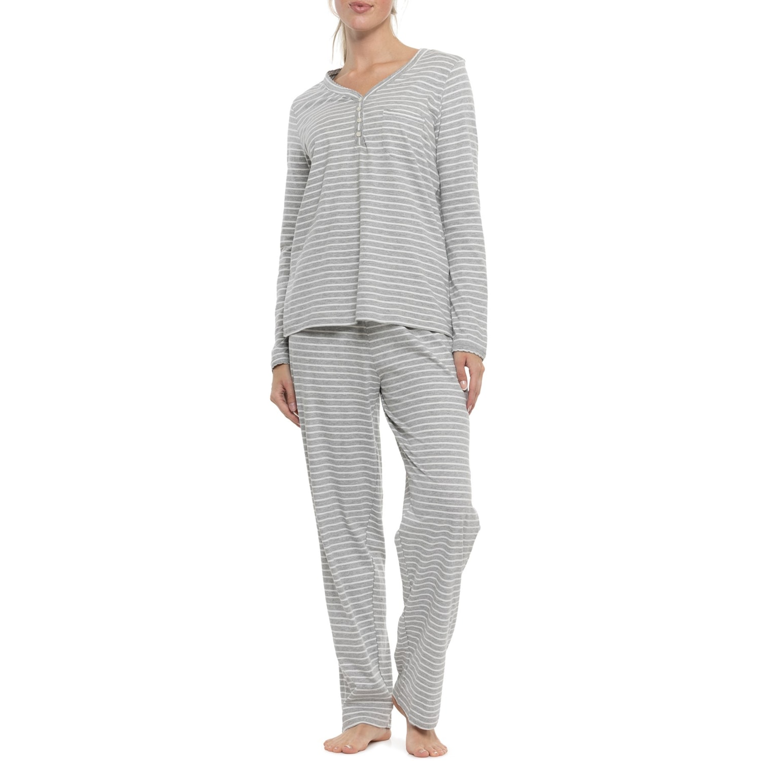 Poppy & Clay Stripe Pajamas - Organic Cotton, Long Sleeve - Save 44%