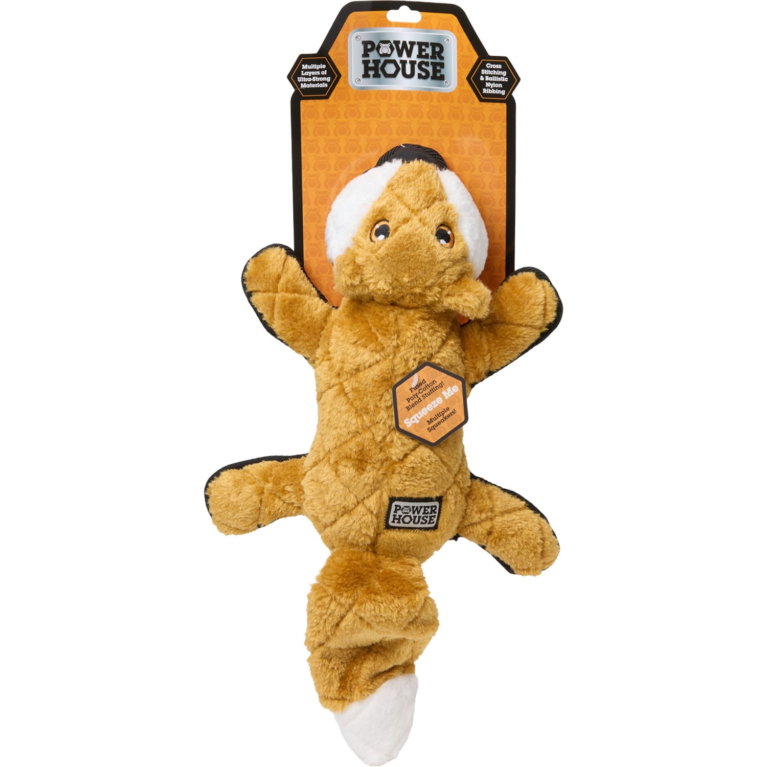 Powerhouse Ballistic Dog Toy - 18”, Squeaker - Save 33%