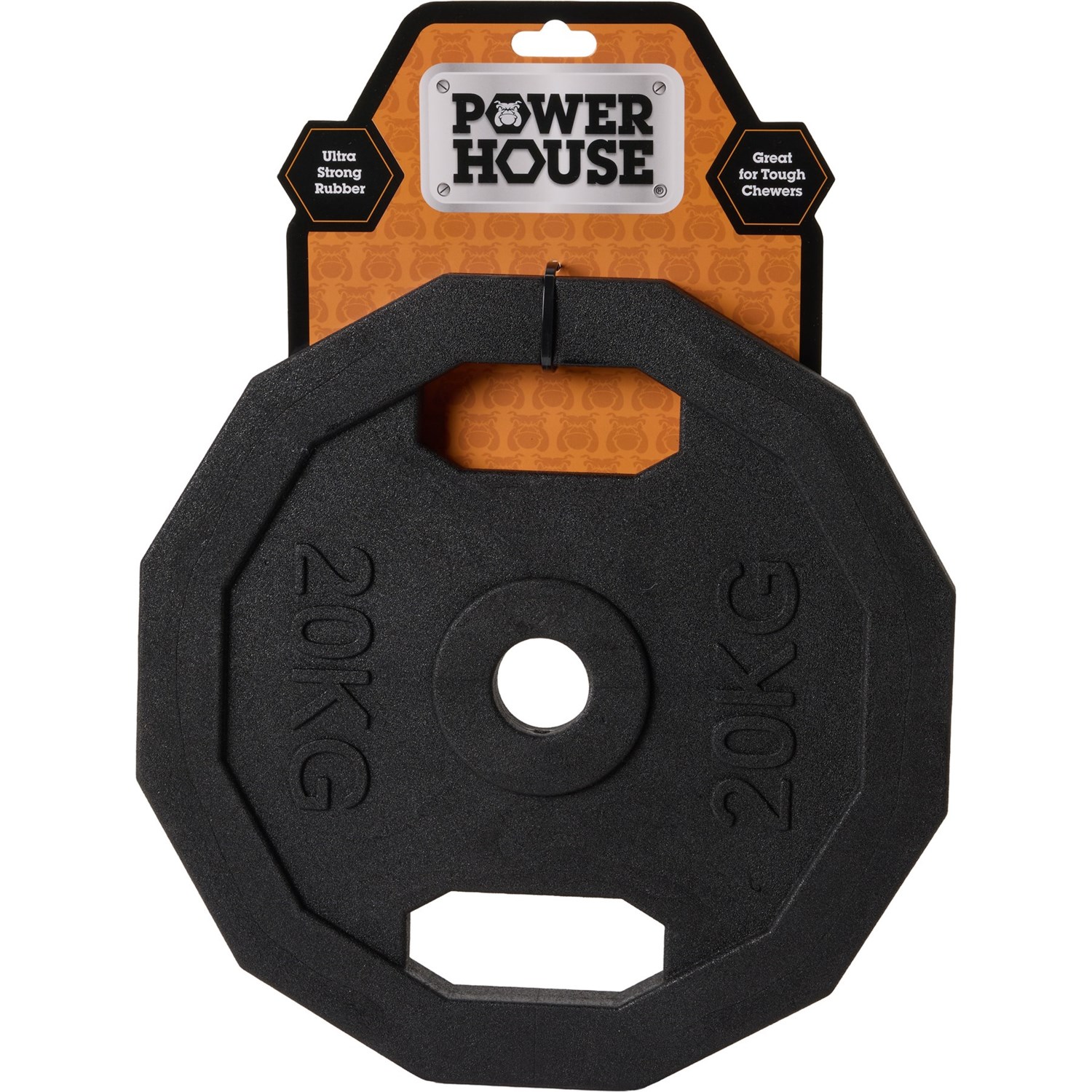 Powerhouse Weight Plate Dog Toy - 9” - Save 30%