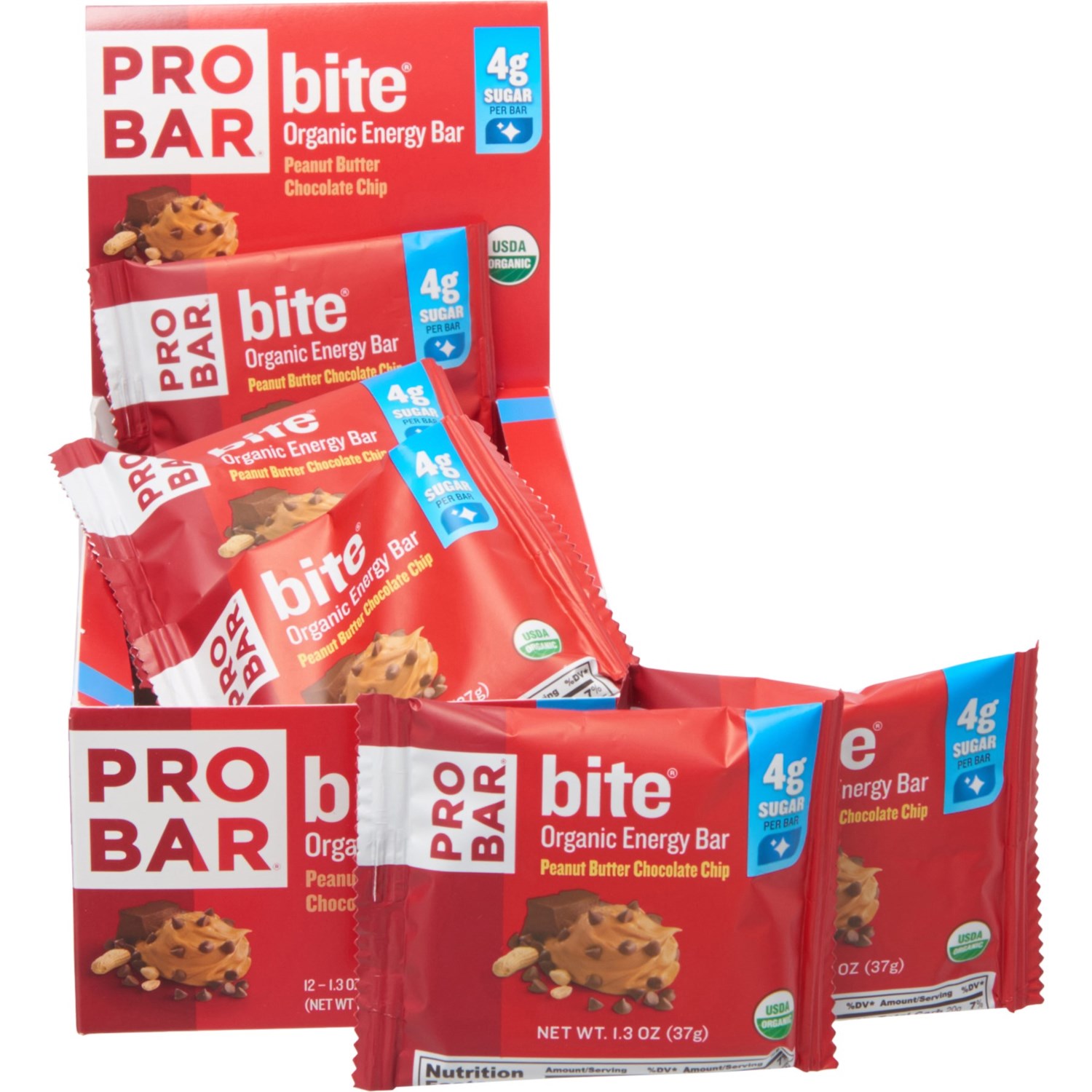PROBAR Peanut Butter Chocolate Chip Bites - Box of 12 - Save 32%