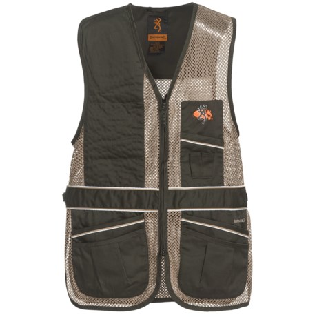 Browning Deluxe Mesh Shooting Vest (For Men) 5478U - Save 36%
