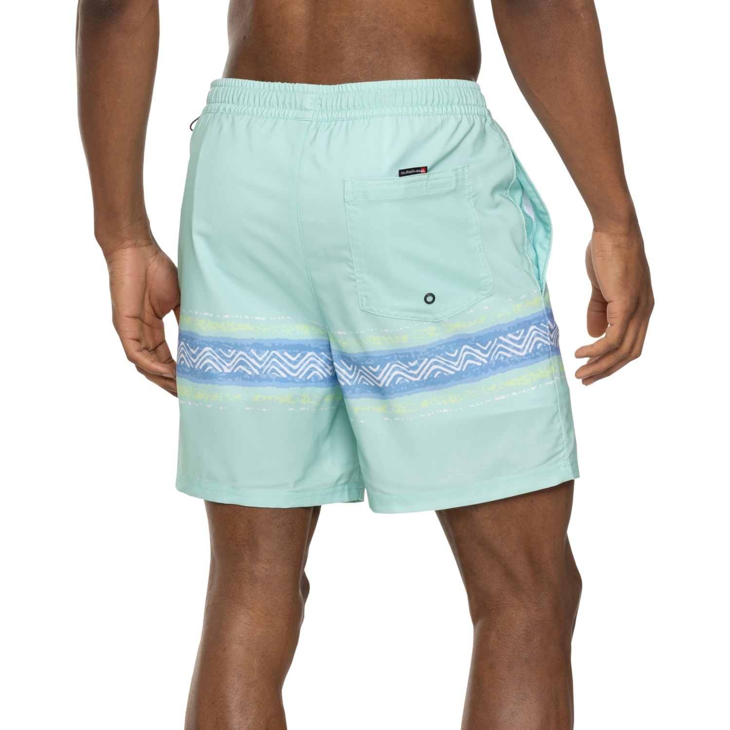 Quiksilver Striped Print Swim Shorts - 17” - Save 51%