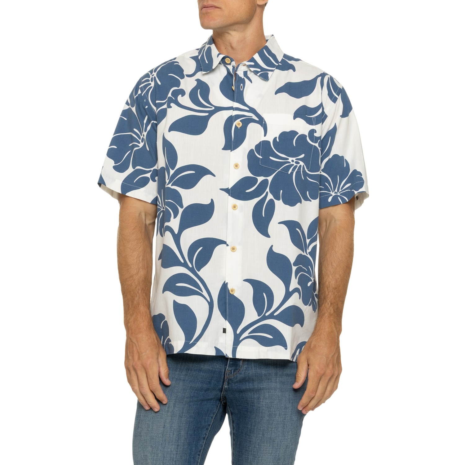 Quiksilver Waterman All Time Pareo Shirt - Short Sleeve - Save 62%